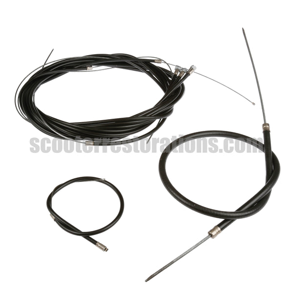 Cable Set Series 1 & 2 (Black) 5mm Outers (9mm Rear Brake Outer ...