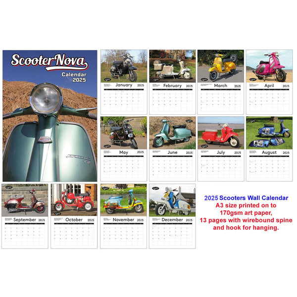 ScooterNova 2025 Calendar – Scooter Restorations