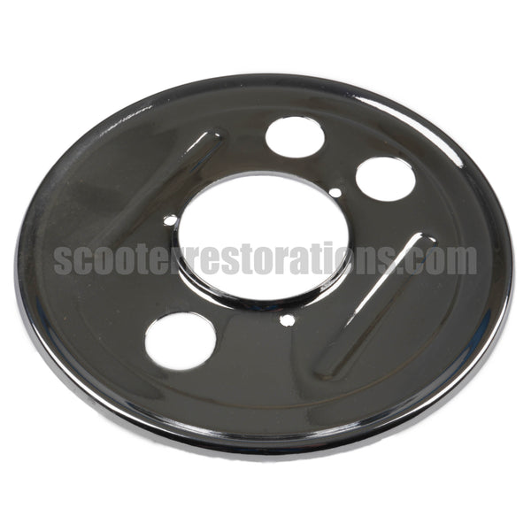 Vespa Rear Hub Backplate (Chrome) Large Frame – Scooter Restorations