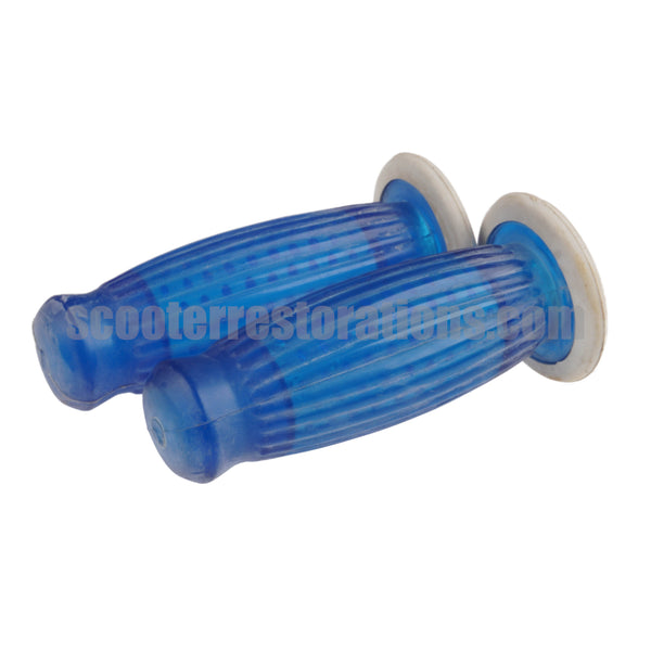 Balloon Handlebar Grips (a pair) in Blue – Scooter Restorations