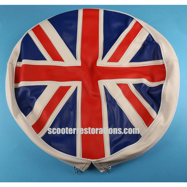 Union Jack Spare Wheel Cover (10 inch) – Scooter Restorations