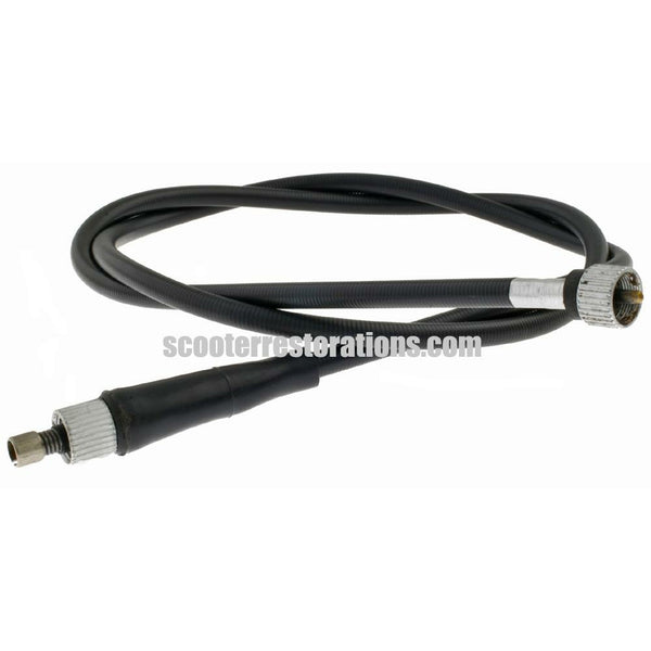 Speedo Cable Complete Series 3/GP (Black) Italian – Scooter Restorations