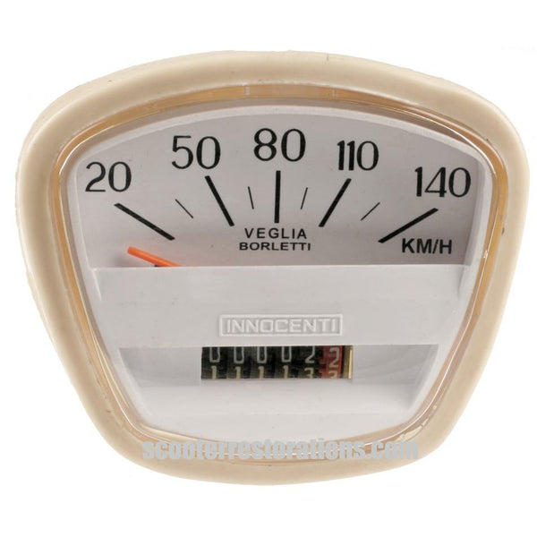 SX200 Speedometer 140kmph (with Italian Face) – Scooter Restorations